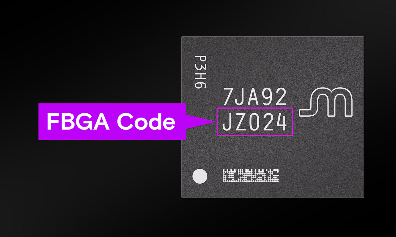 FBGA and component marking decoder | Micron Technology Inc.